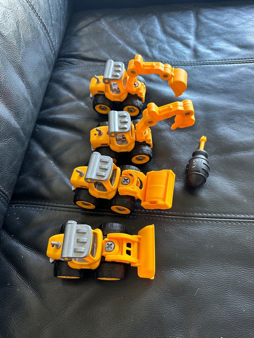 Construction Vehicles - DIY disassembly, Hobbies & Toys, Toys & Games ...