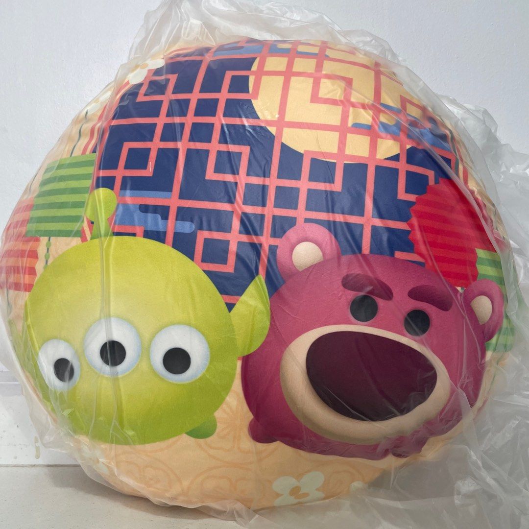 CPCM Alien & Lotso Mid Autumn Round Cushion, Furniture & Home Living ...