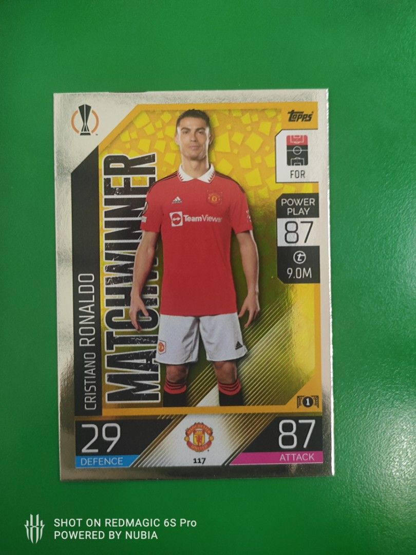 Cristiano Ronaldo match attax, Hobbies & Toys, Toys & Games on Carousell