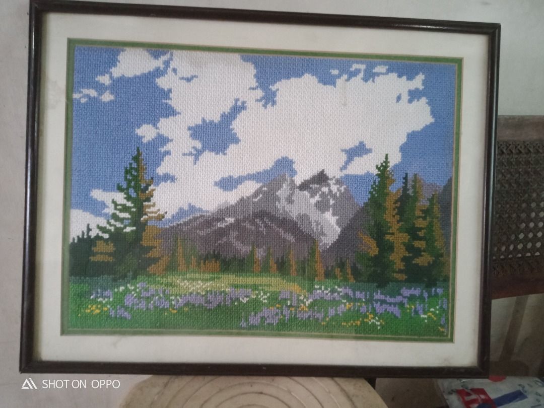Cross stitch "Yellow Stone National Park" on Carousell