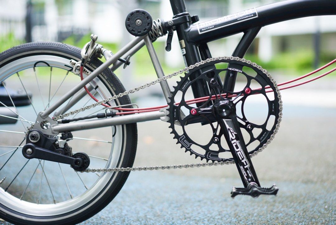 Custom Built Brompton super light (8.6kg) with all the upgrade parts ...