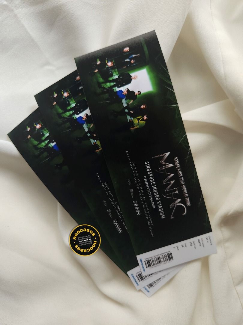 customised memorabilia ticket [skz maniac], Hobbies & Toys, Memorabilia ...