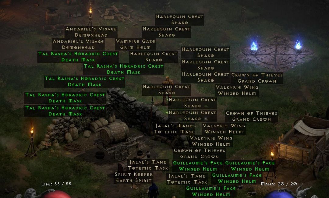 D2R Unique/Set Items 2025 PC & Switch Diablo 2 Resurrected, Video ...