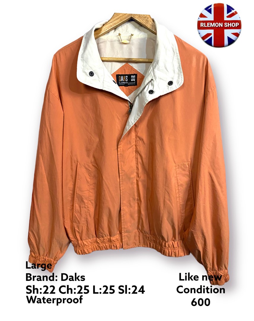 Daks Fashion Waterproof Jacket on Carousell
