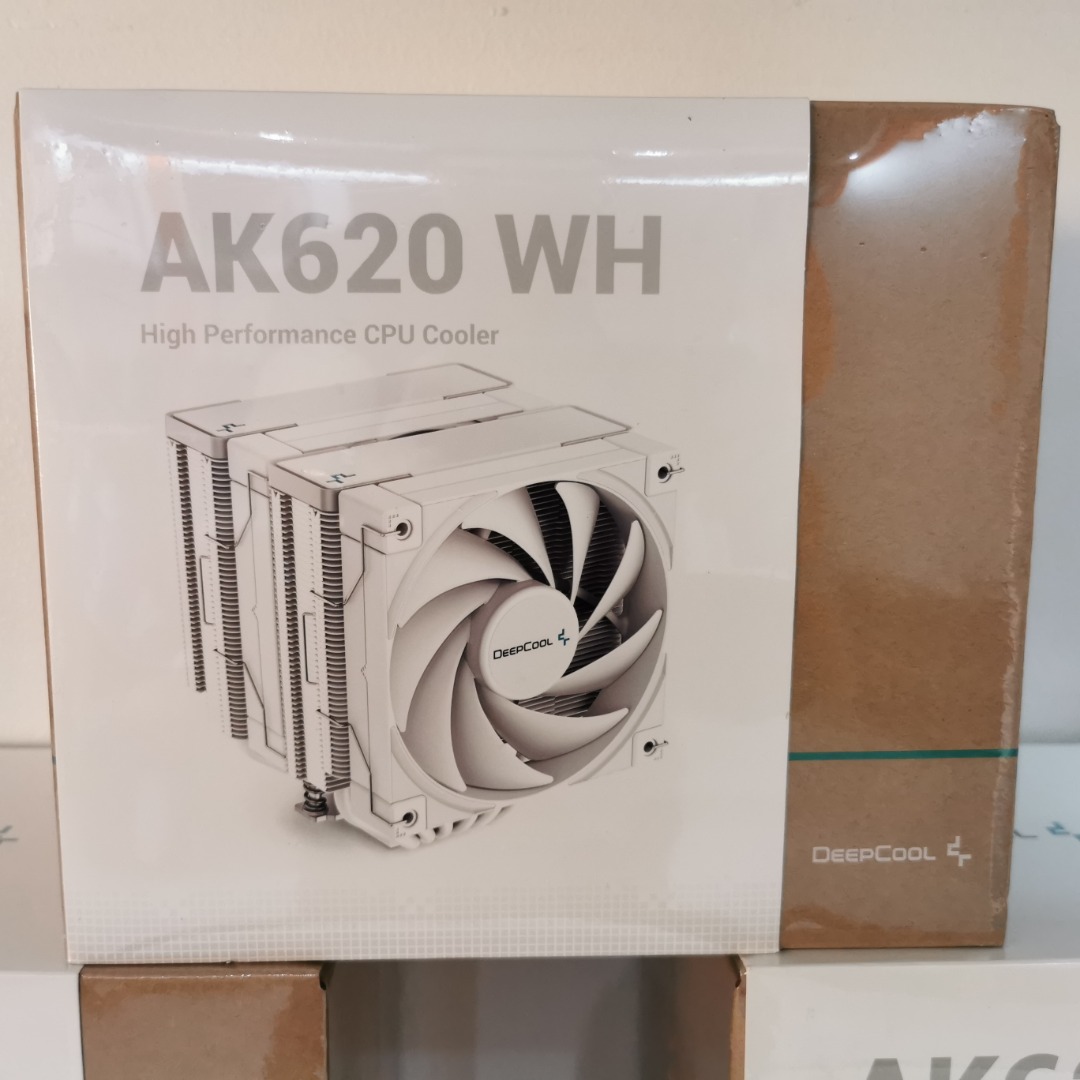 Deepcool AK620 White Dual Tower Dual 120mm Fan 6 Heatpipes CPU Cooler ...