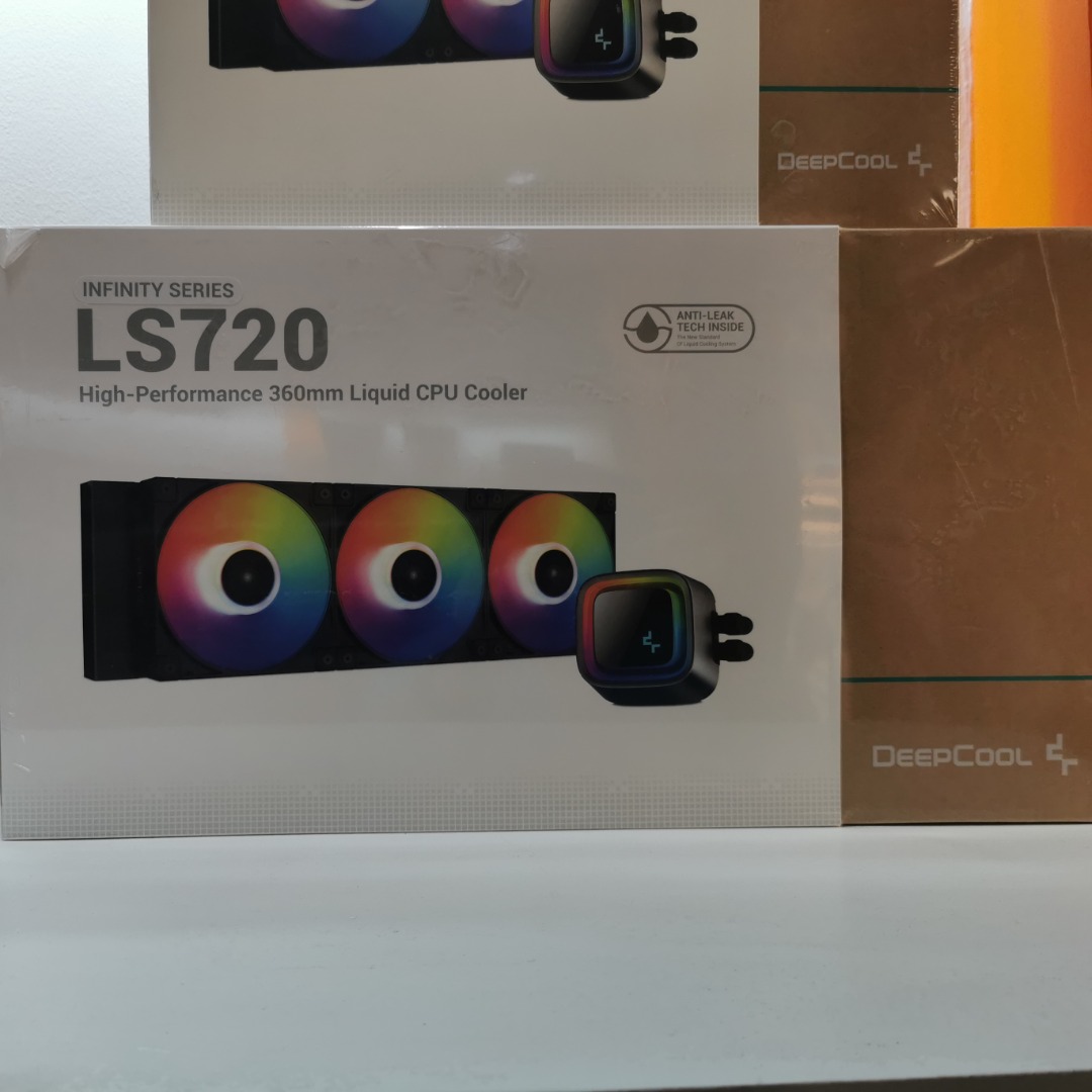 Deepcool LS720 360mm aRGB AIO Liquid CPU Cooler Black, Computers & Tech ...