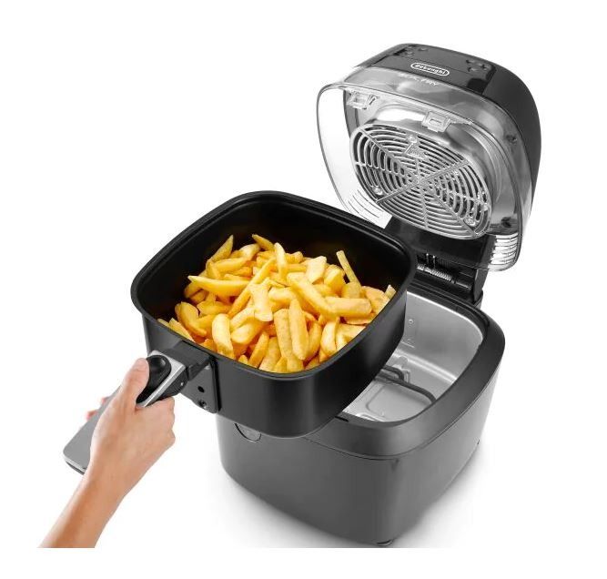 DELONGHI LOW-OIL FRYER AND MULTICOOKER IDEAL FRY DIGITAL AIR FRYER ...