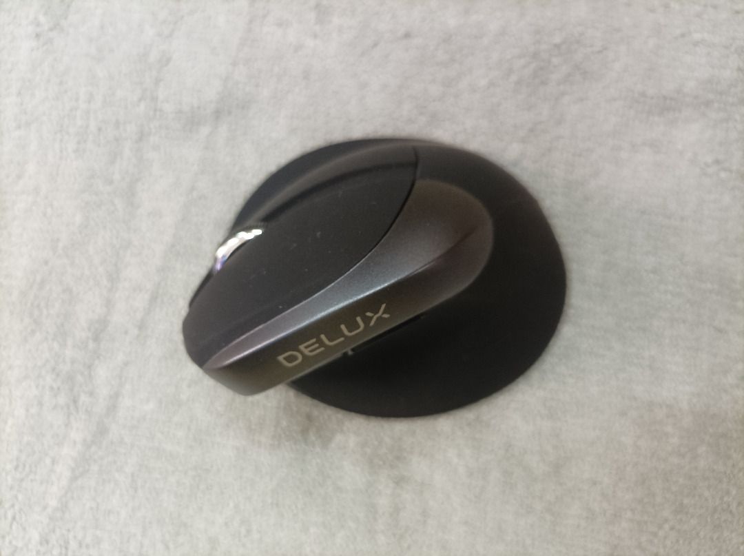 Delux M618 Mini GX Vertical Mouse (Battery Operated/Not Rechargeable ...