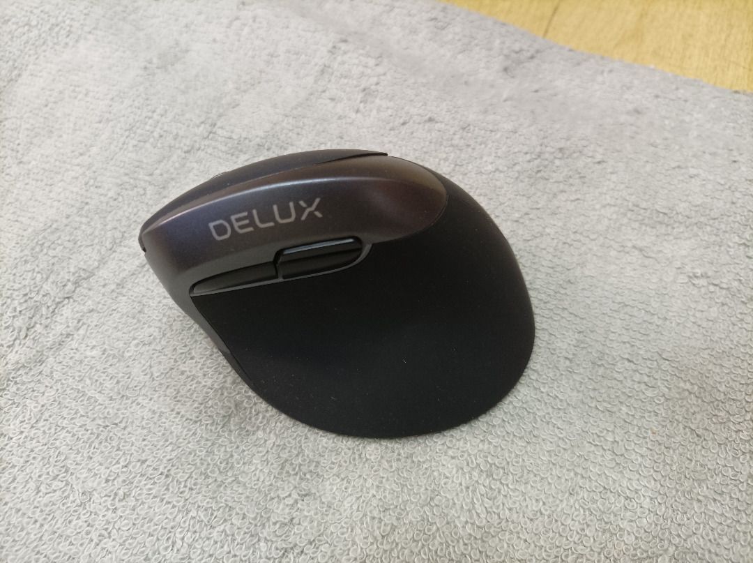 Delux M618 Mini GX Vertical Mouse (Battery Operated/Not Rechargeable ...