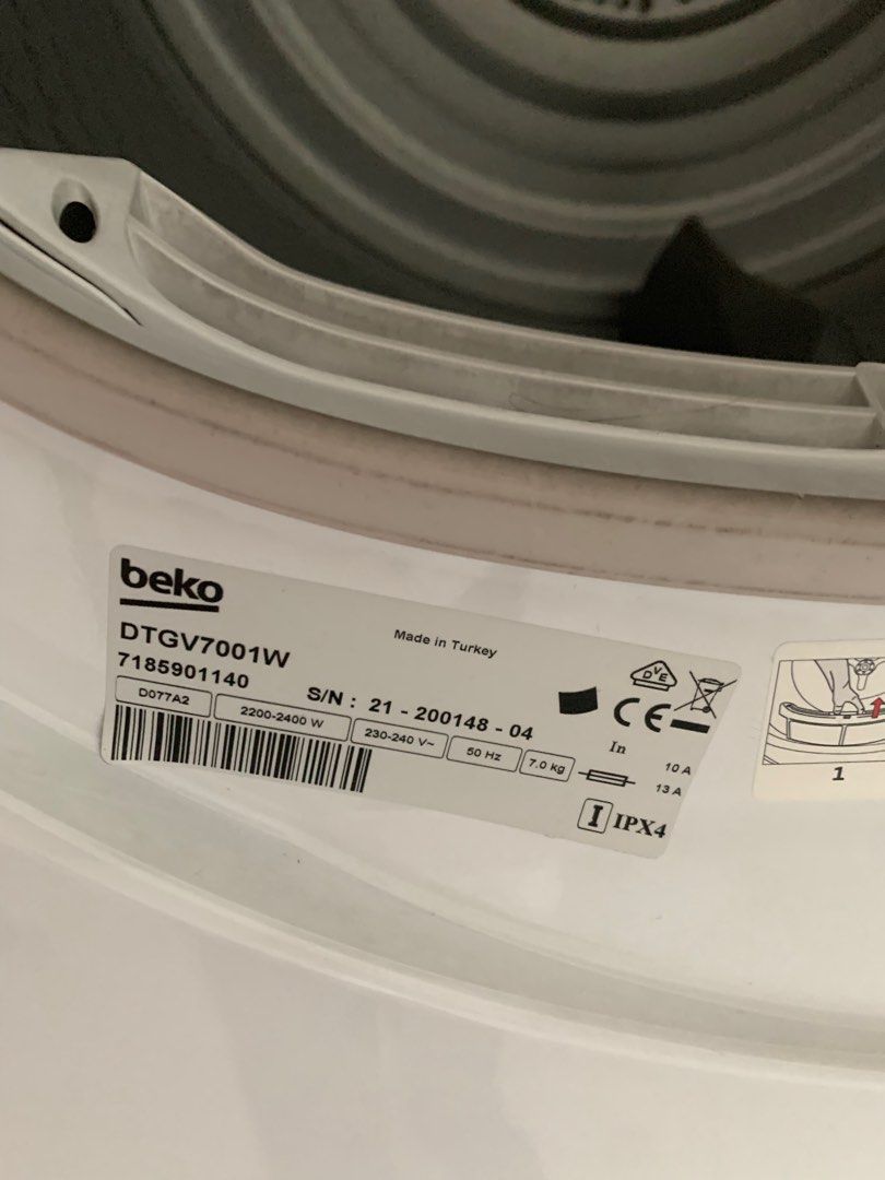 Beko Dryer … well maintenance, TV & Home Appliances, Washing Machines ...