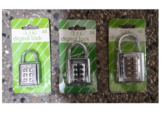 Digital Padlock Combination Padlock Number Lock 30mm / 35mm / 40mm (per ...