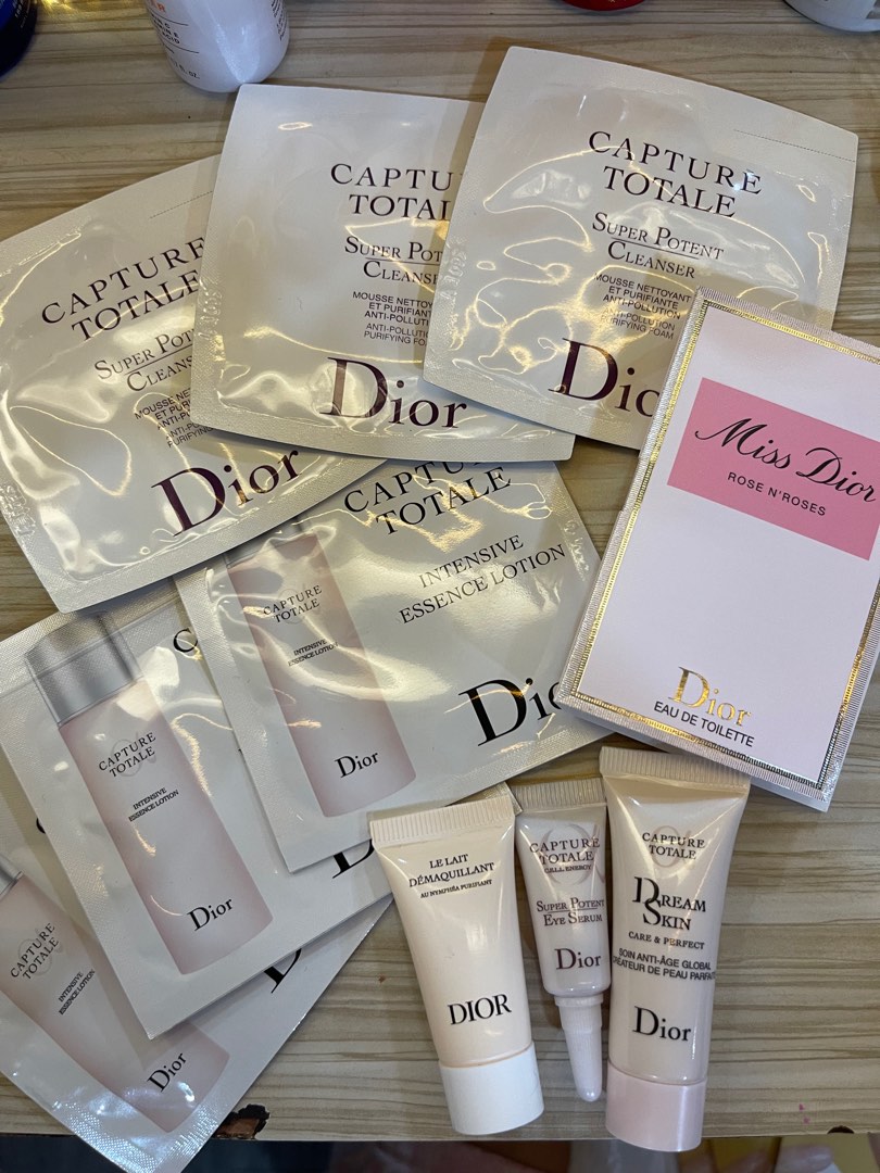Dior Samples - Take All for 1k only, Beauty & Personal Care, Face, Face Care on Carousell