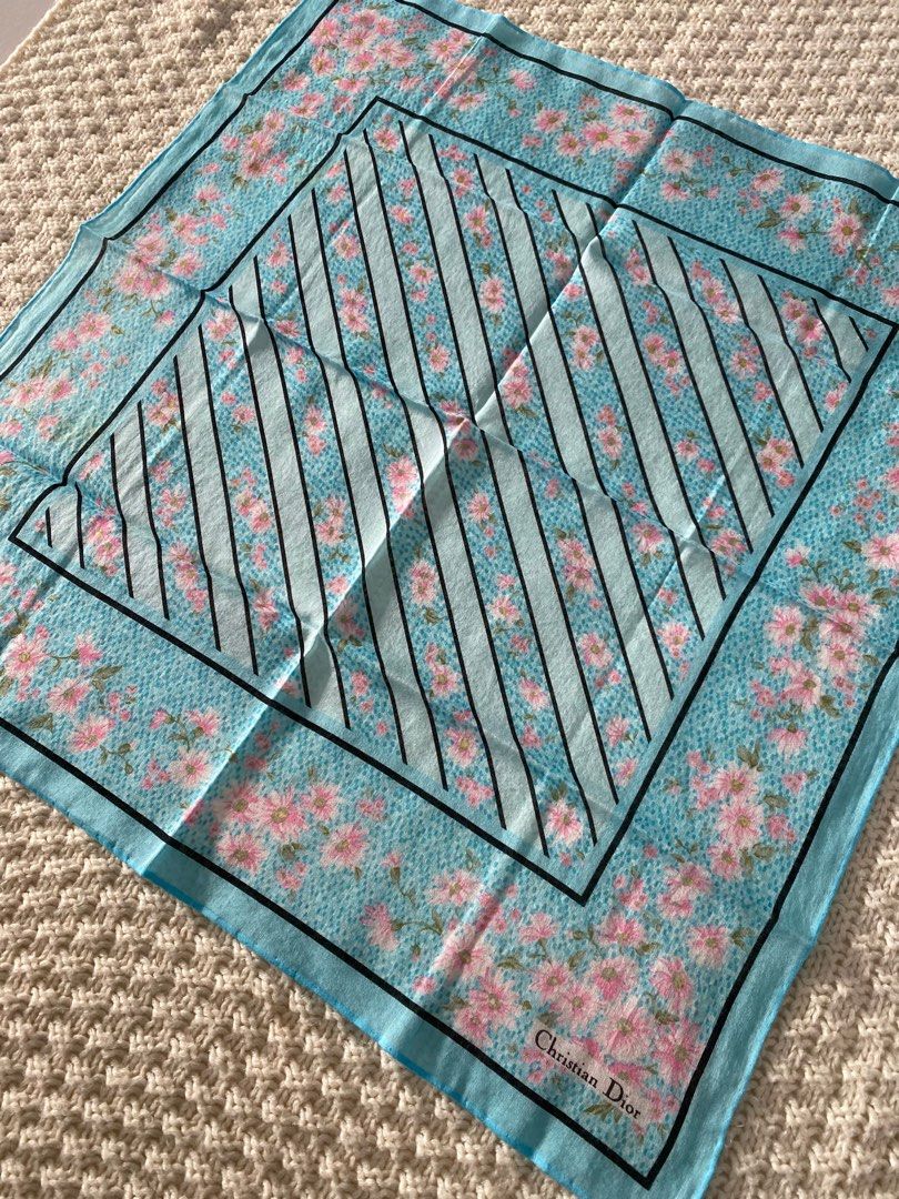Dior vintage scarf authentic, Luxury, Accessories on Carousell