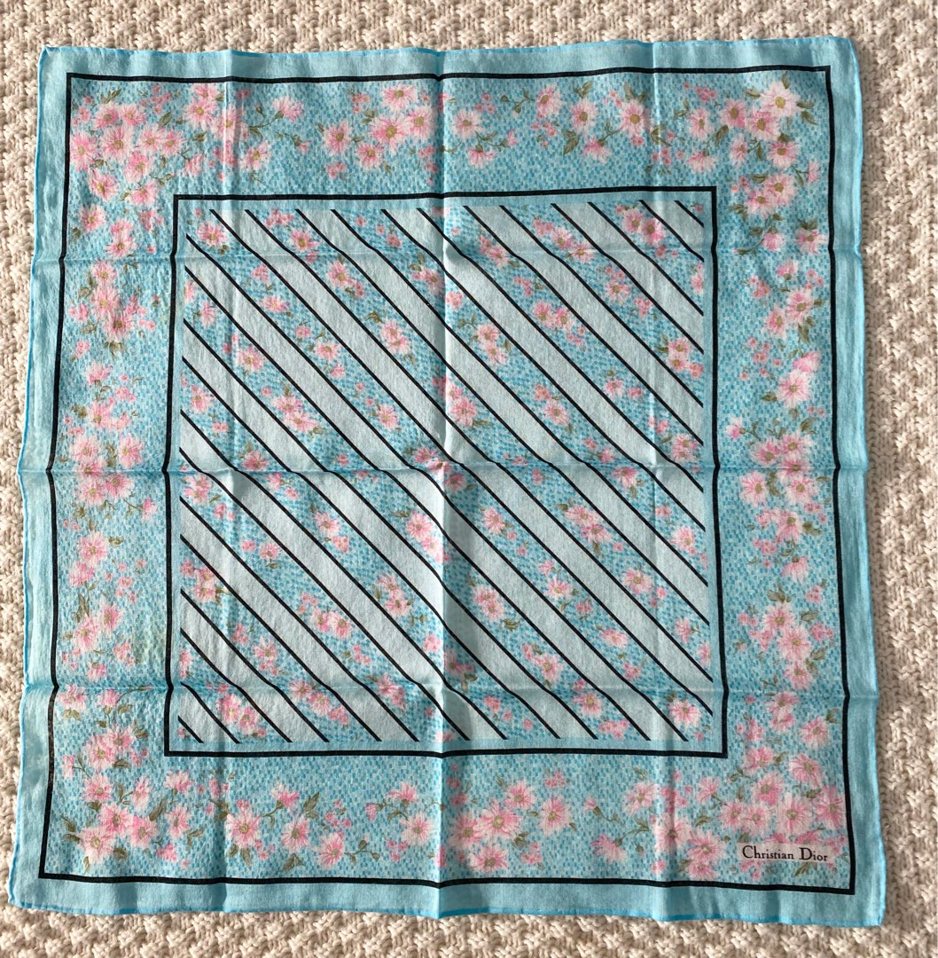 Dior vintage scarf authentic, Luxury, Accessories on Carousell