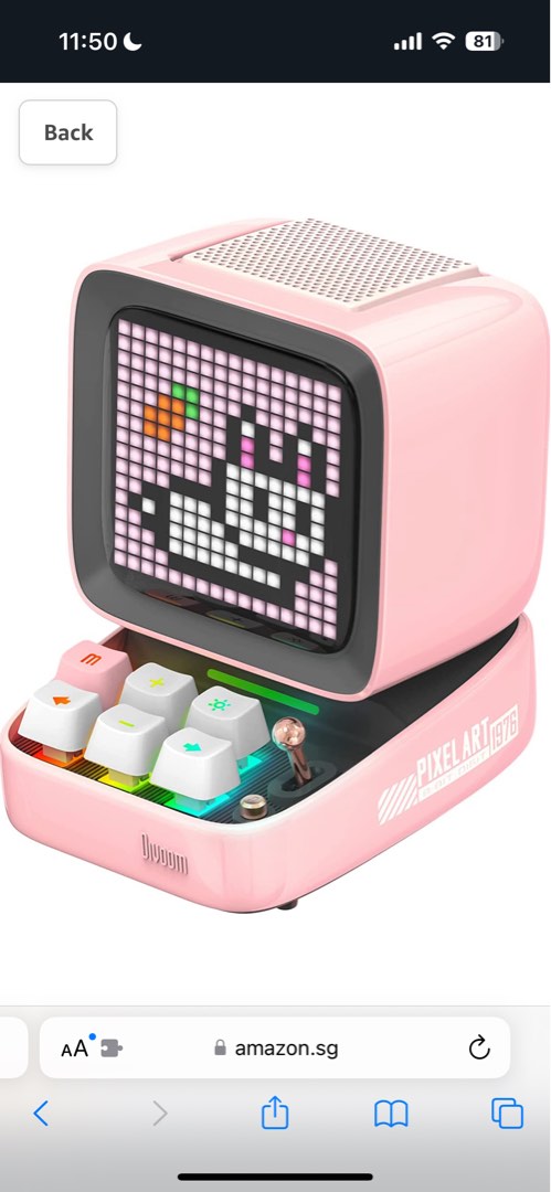 Divoom Ditoo Pro Pixels Bluetooth Speaker new upgraded version 2022 ...