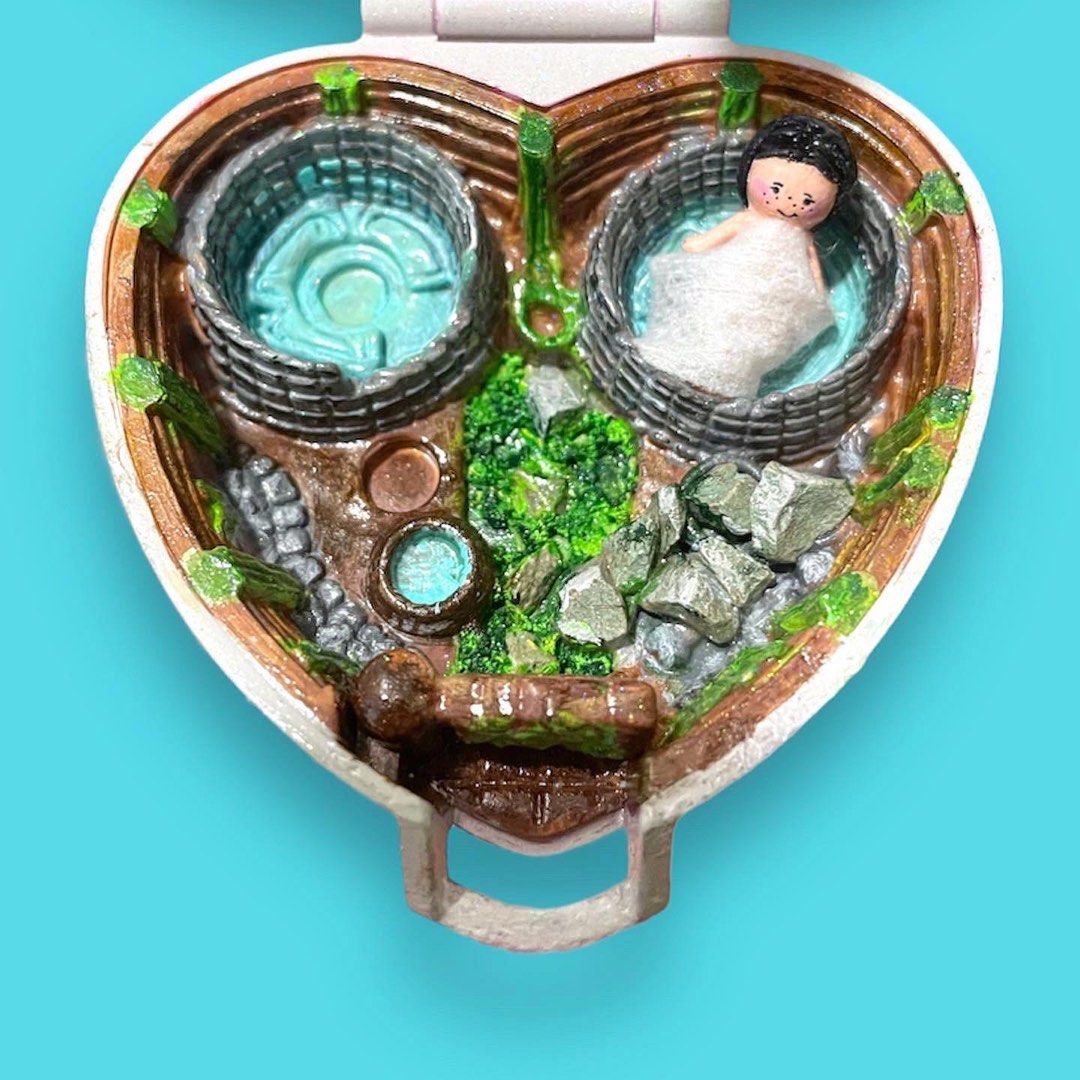 DIY makeover Polly pocket set Japanese onsen, Hobbies & Toys ...