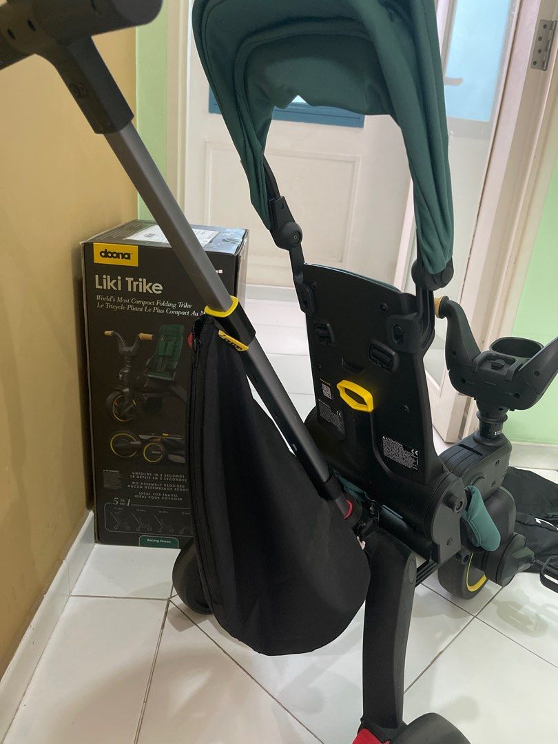 Doona Liki Trike S5 Racing Green Tricycle, Babies & Kids, Going Out ...
