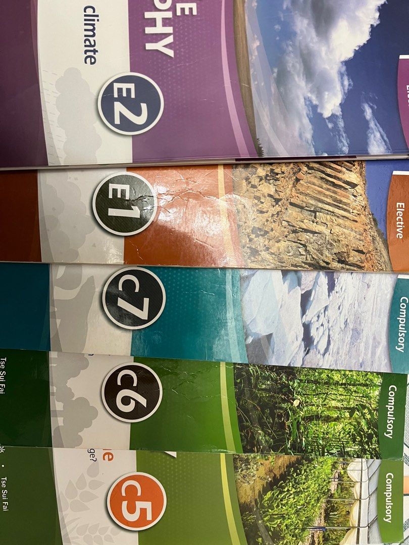 DSE interactive Geography C5 C6 C7 E1 E2, 興趣及遊戲, 書本 & 文具, 教科書 - Carousell