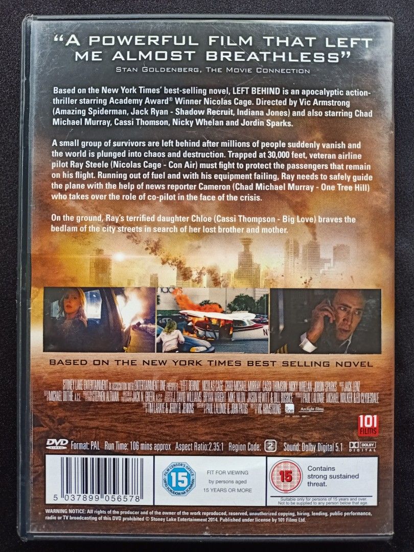 DVD Left Behind, Hobbies & Toys, Music & Media, CDs & DVDs on Carousell