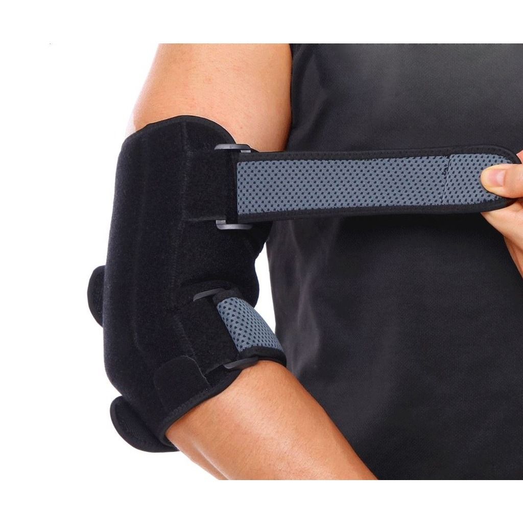 Elbow Brace Support Splint *2 Removable Metal Plate* Arm Sleeve, Health ...