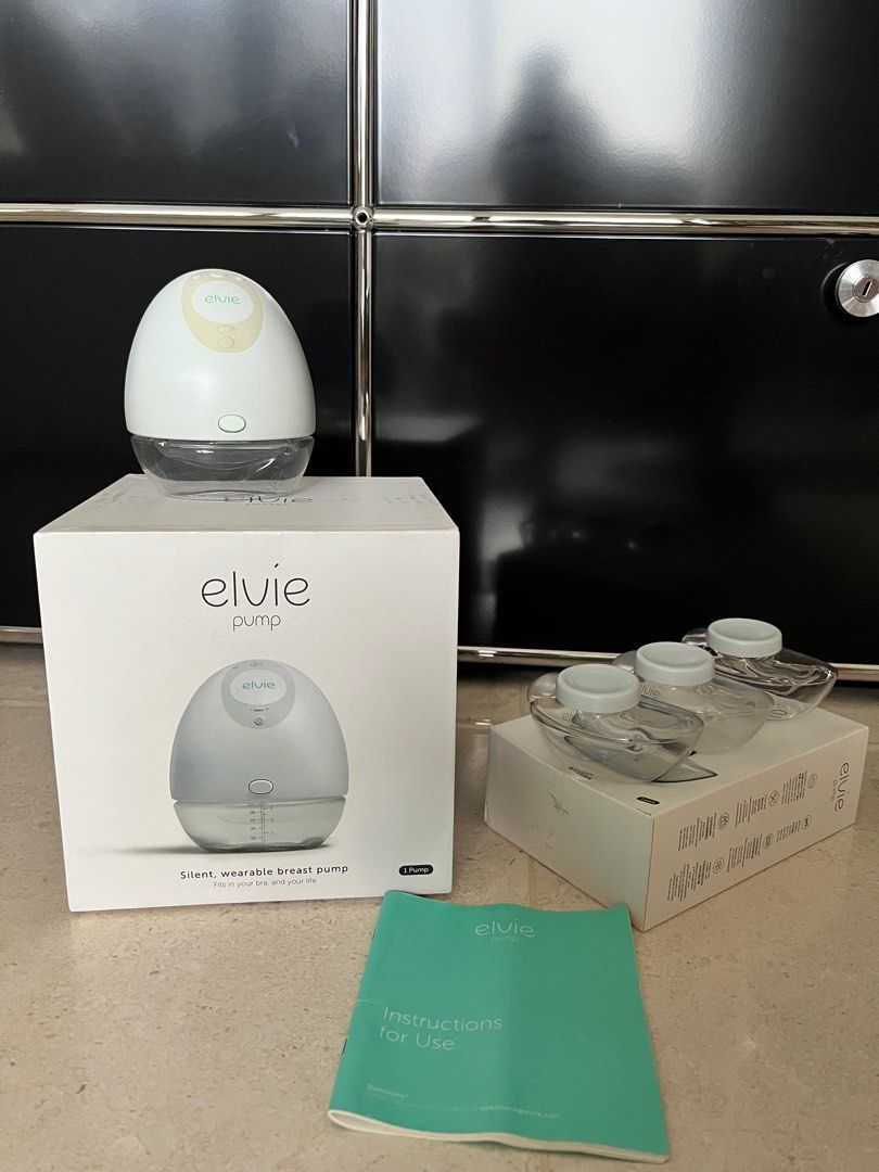 Elvie pump with 3 extra bottles, Babies & Kids, Nursing & Feeding ...