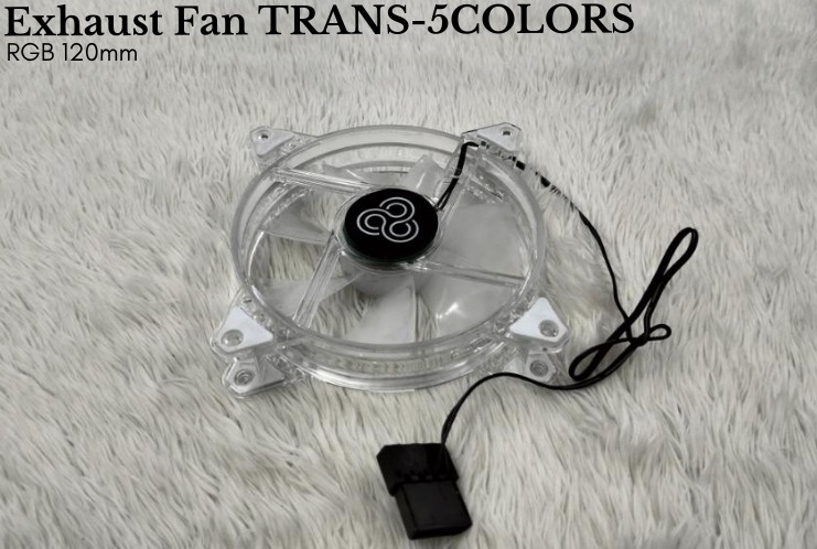 Exhaust Fan TRANS-5COLORS RGB 120mm, Computers & Tech, Parts ...