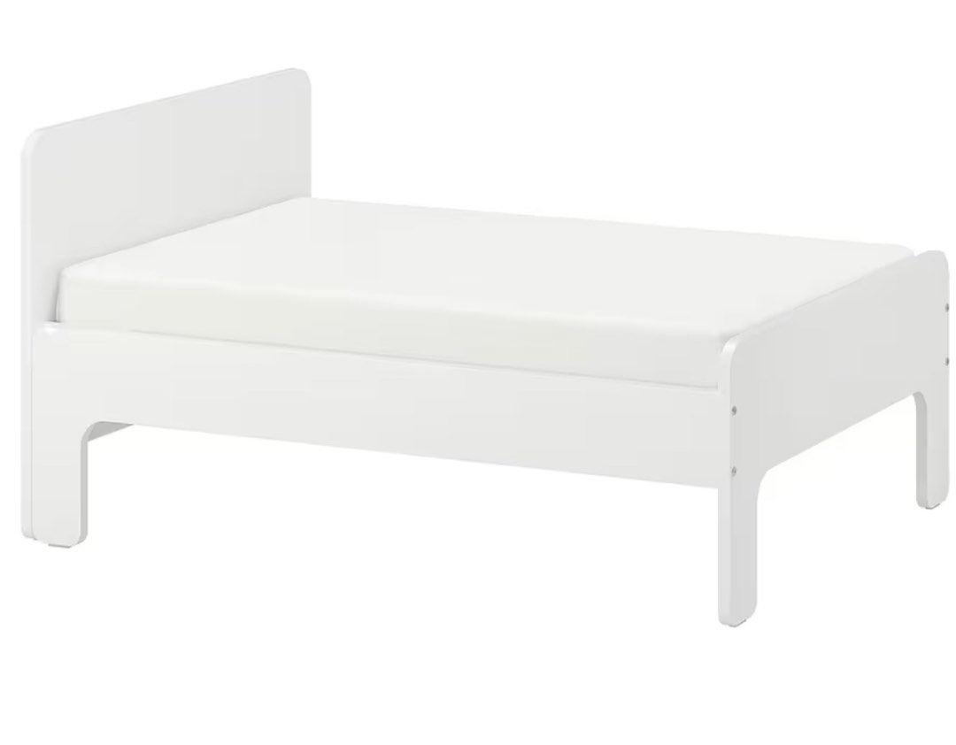 FOC Ikea extendable single bed frame, Furniture & Home Living ...