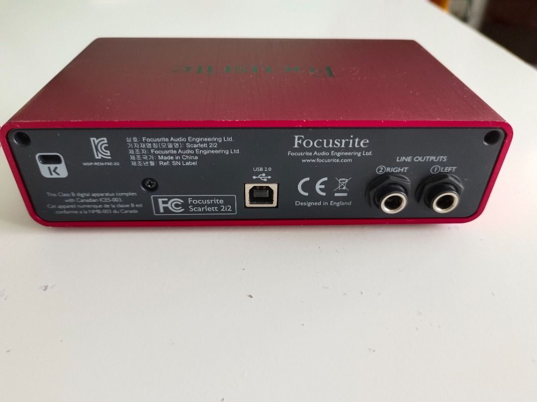 Focusrite 2i2 (Gen 2), Audio, Portable Audio Accessories on Carousell