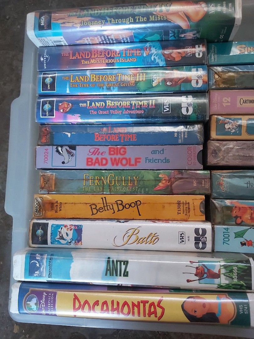 For sale VHS Tapes As pack/Bundle on Carousell