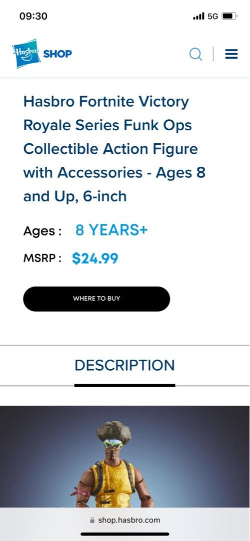 Fortnite Funk Ops Figure - Victory Royale Series on Carousell