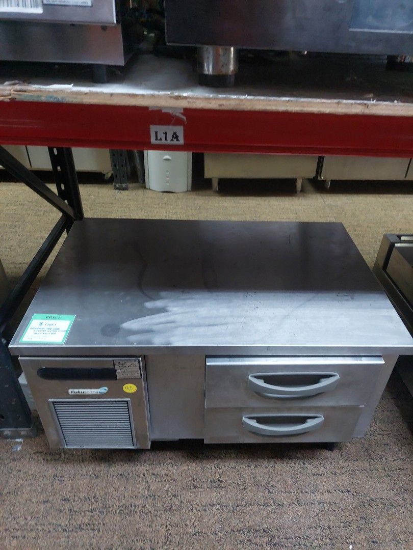 Fukushima Chef Base, 2 Drawer Counter Chiller, 900mm x 600mm x 550mmh ...