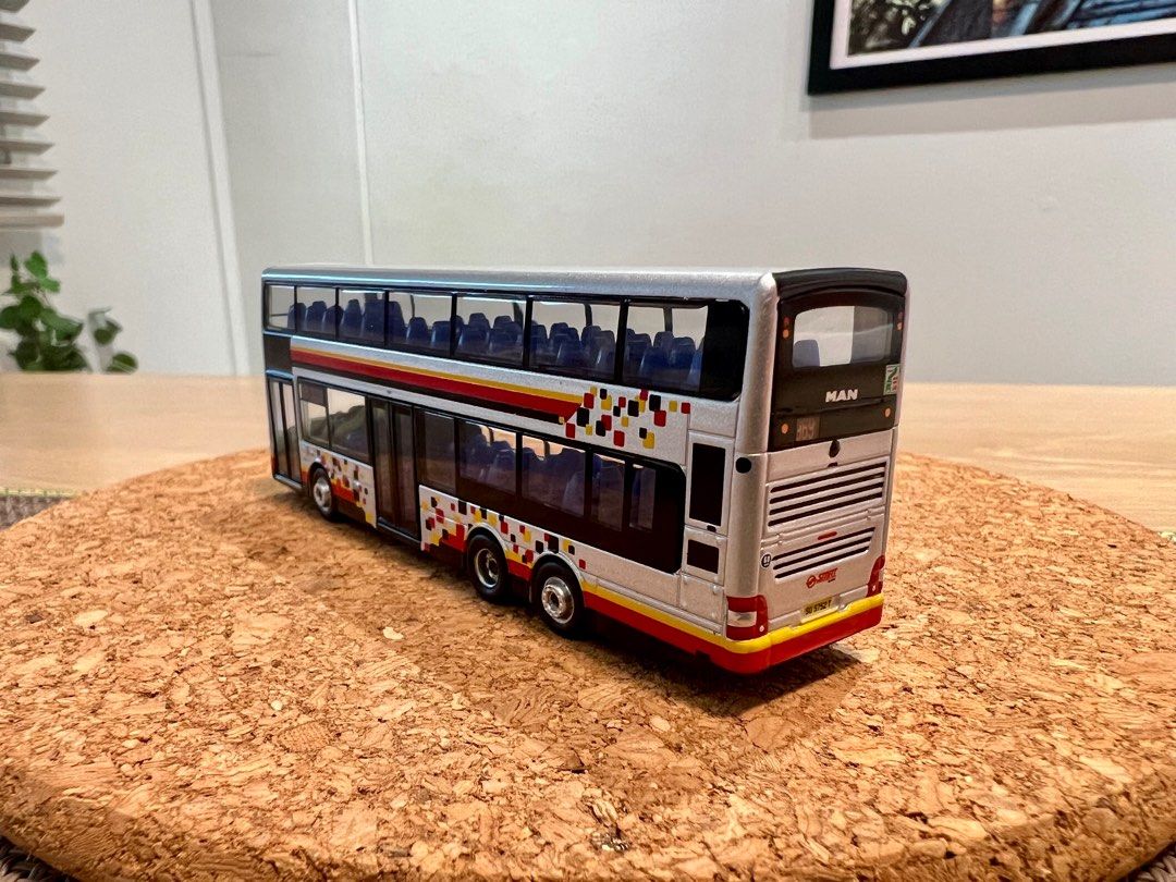 Decaled - MAN A95 Silver/Grey Bus SMRT/SG, Hobbies & Toys, Toys & Games ...