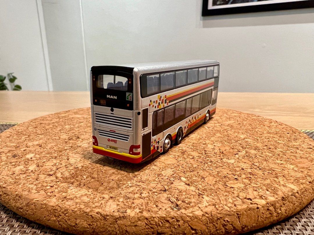 Decaled - MAN A95 Silver/Grey Bus SMRT/SG, Hobbies & Toys, Toys & Games ...