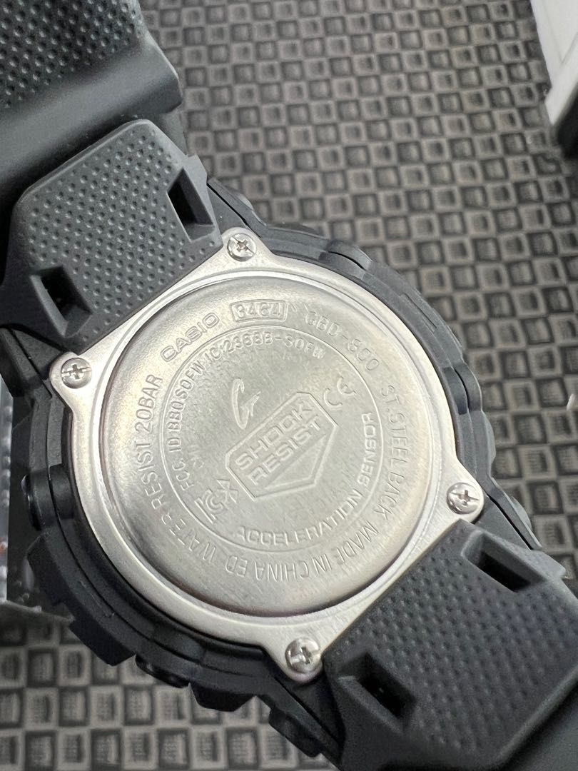 G SHOCK BLUETOOTH STEP TRACKER GBD-800SF-1DR, Men's Fashion, Watches ...