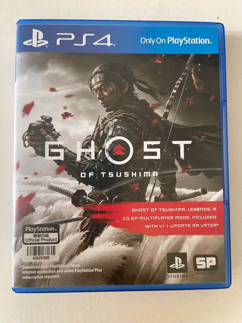 Ghost of Tsushima PS4 Disc, Video Gaming, Video Games, PlayStation on ...