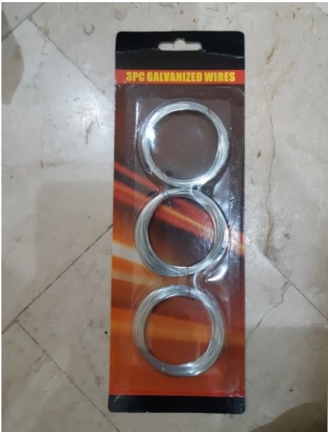 GI Wire Galvanized Wire Tie Wire Tie Rod 3 pcs per pack, Furniture ...