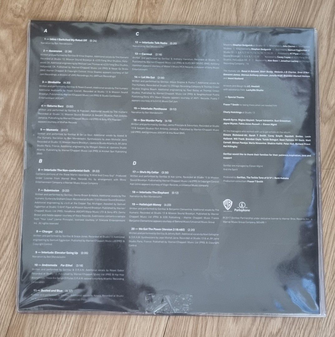 Gorillaz Humanz 2LP picture disc vinyl, Hobbies & Toys, Music & Media ...