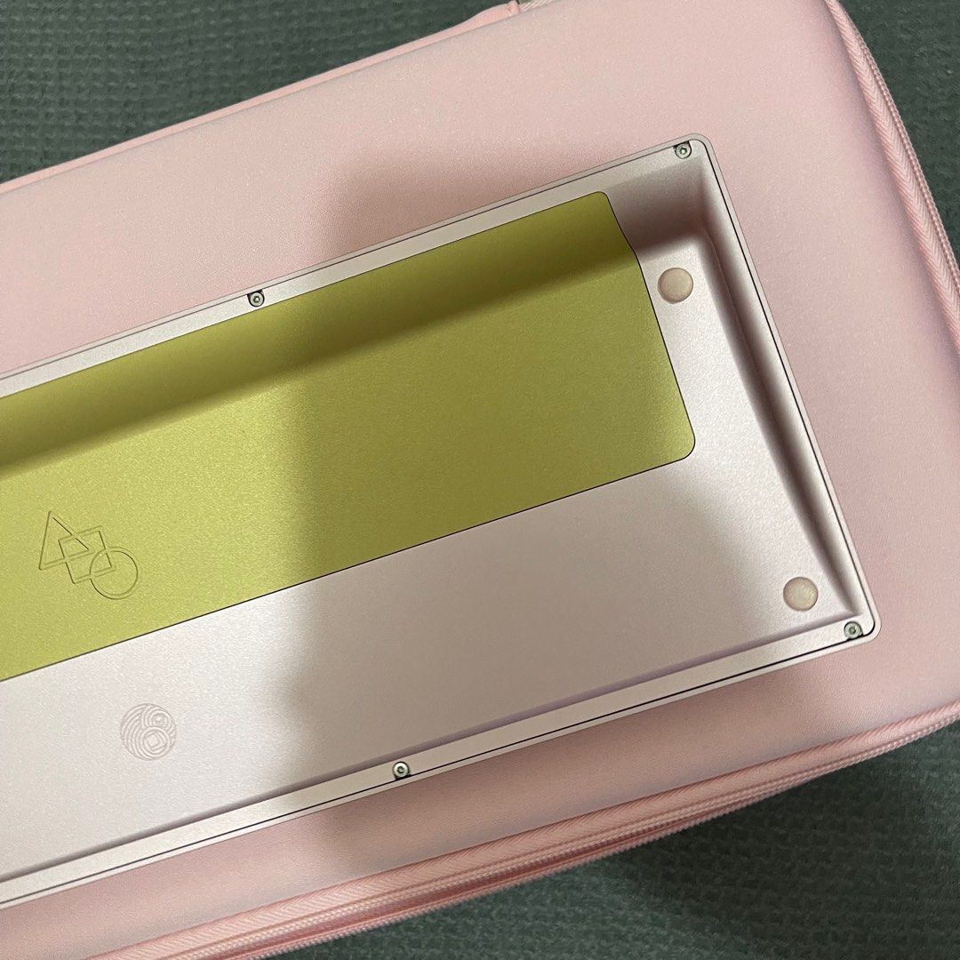 Hand engineering Kage pink wkl 80% custom keyboard built, 電腦＆科技, 電腦周邊及 ...