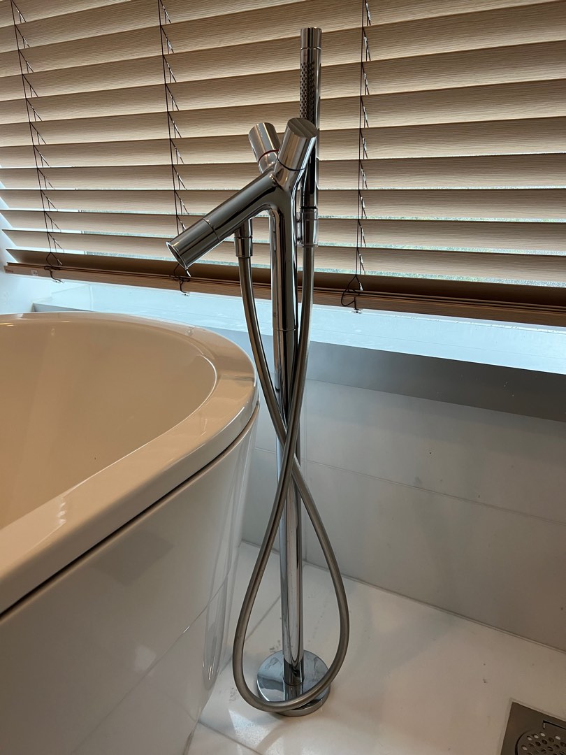 Hansgrohe Axor standing bath tap, Furniture & Home Living, Bathroom ...