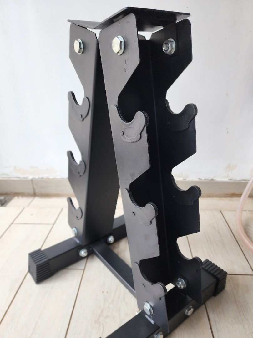 Heavy Duty A Frame Dumbbell rack, Sports Equipment, Exercise & Fitness ...