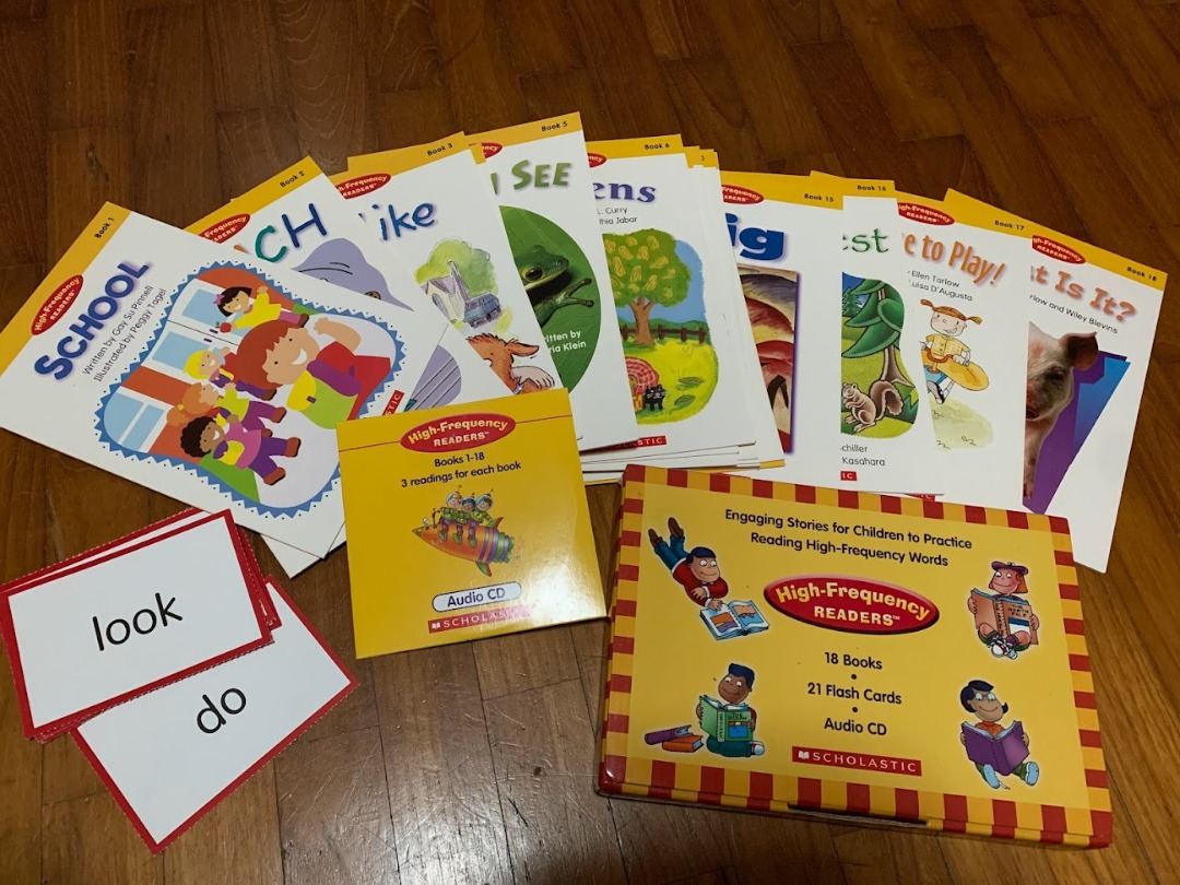 High Frequency Readers. 18 Books, 21 Flash Cards & Audio CD, Hobbies ...