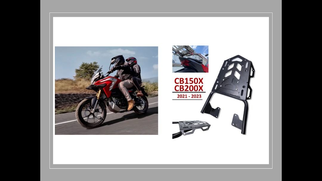Honda CB200X CB150X Rear Luggage Rack Cargo Rack Luggage Holder Bracket ...