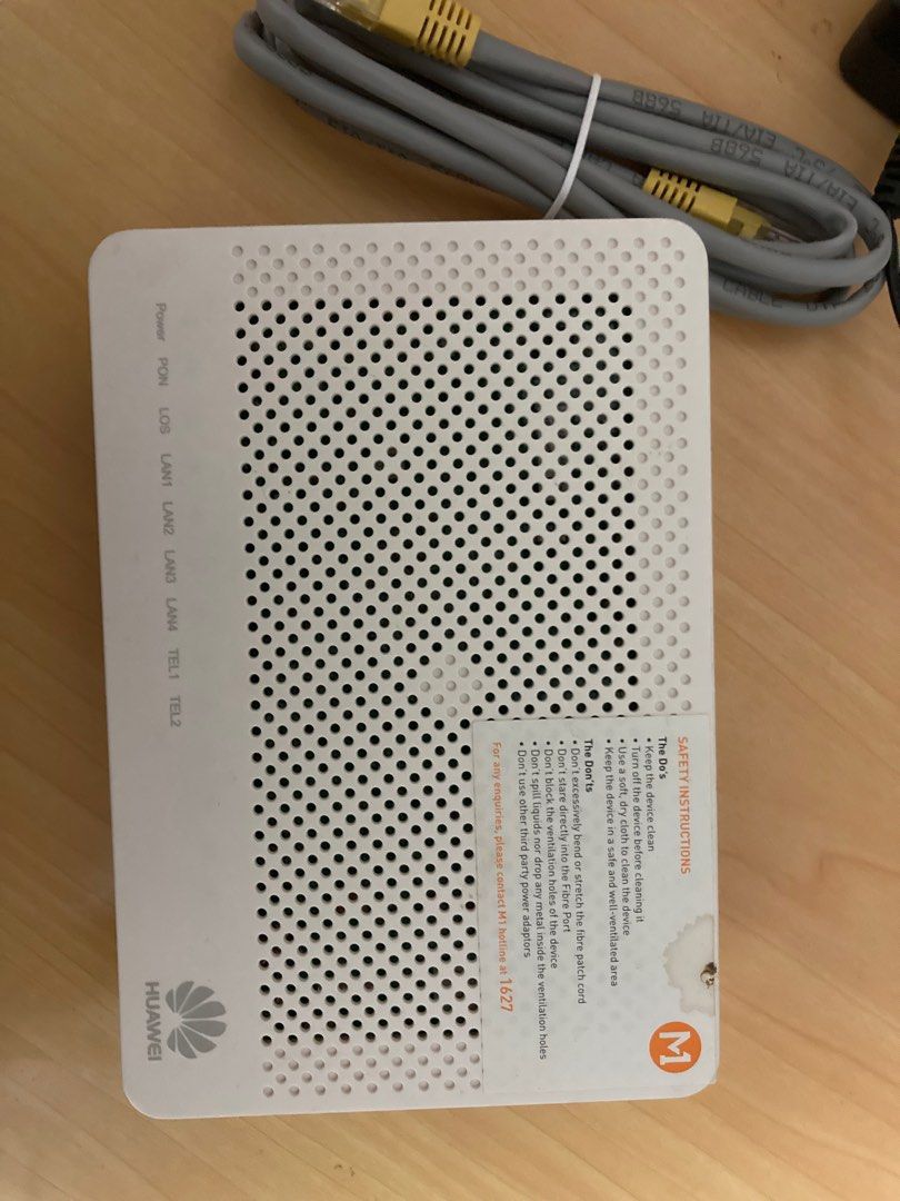 Huawei ONT fiber router, Computers & Tech, Parts & Accessories ...
