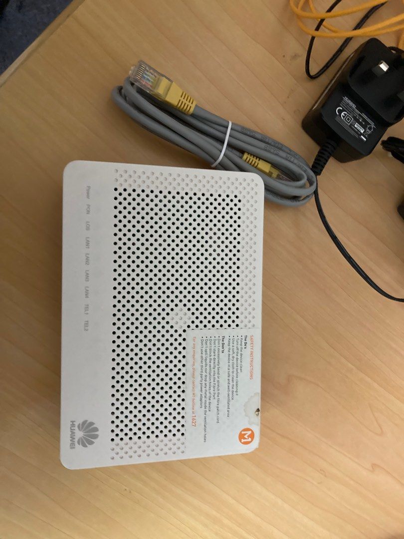 Huawei ONT fiber router, Computers & Tech, Parts & Accessories ...