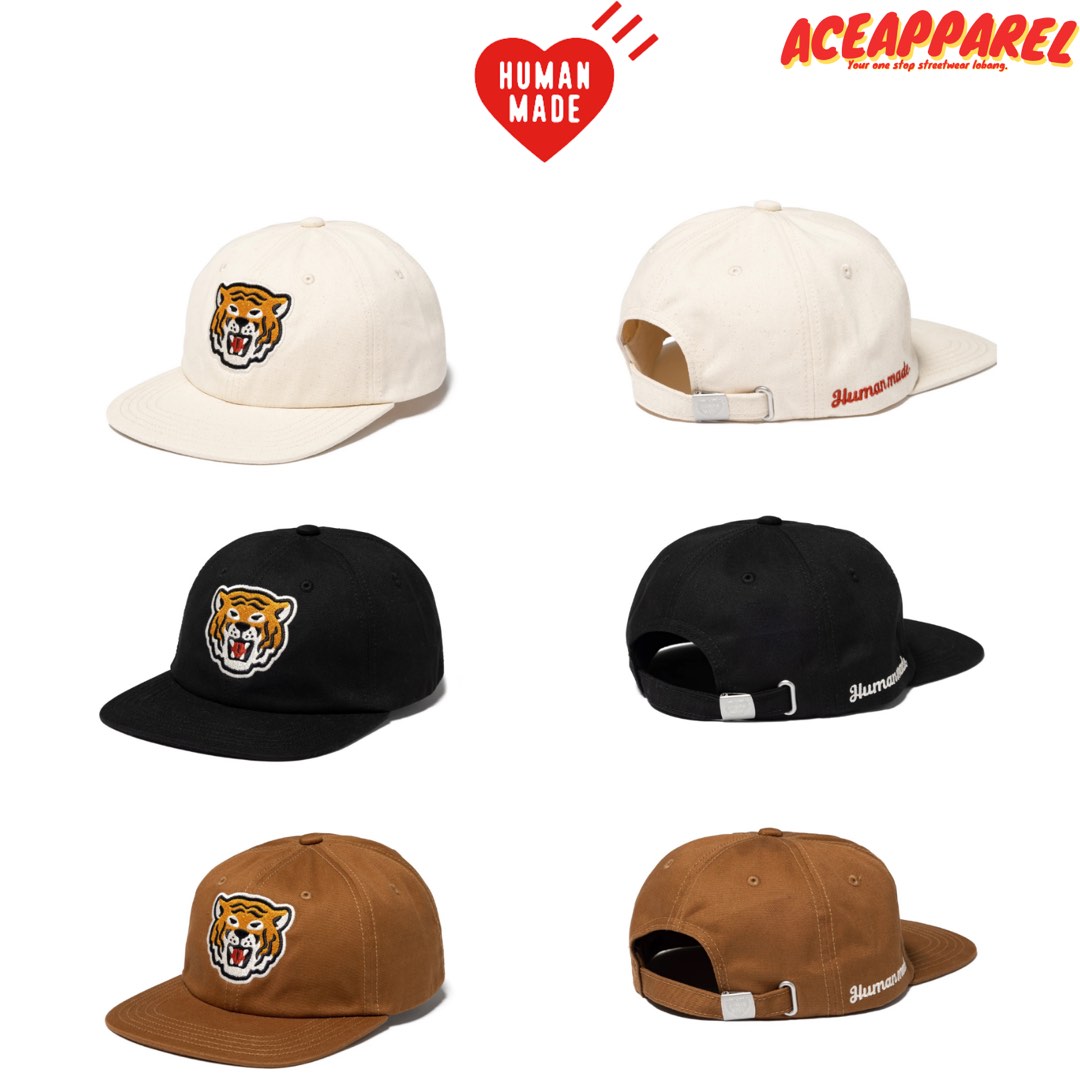 Human Made Tiger Cap, Men's Fashion, Watches & Accessories, Caps & Hats ...