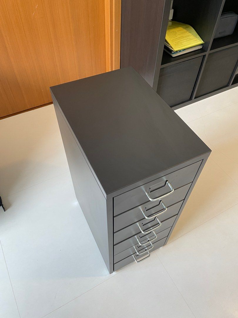 IKEA HELMER drawer unit - Black, Furniture & Home Living, Furniture ...