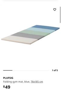 IKEA PLUFSIG Folding gym mat x4 pc, Furniture & Home Living, Home Decor ...