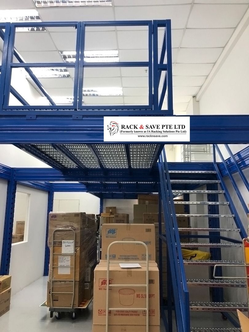 Industrial Mezzanine Floor, Heavy Duty Mezzanine, Storage Rack, Metal ...