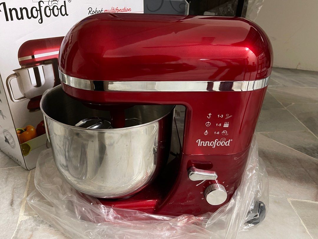 Innofood KT609 Stand Mixer 6.5 Liters (RED), TV & Home Appliances, Kitchen Appliances, Hand ...