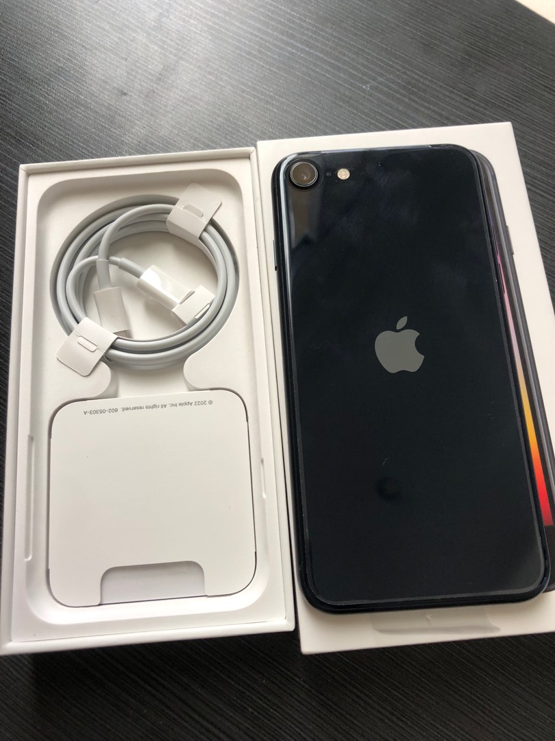Iphone SE 2022 64gb midnight, Mobile Phones & Gadgets, Mobile Phones ...